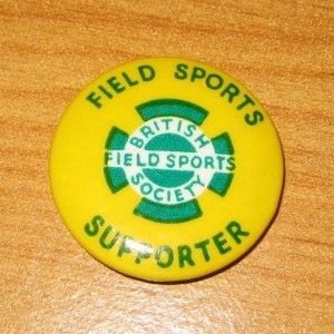BFSS Field Sports Supporter from the Badge Collectors Circle Archive